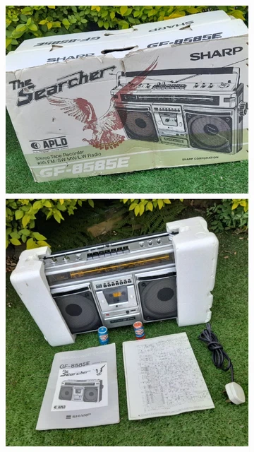 VINTAGE RETRO BOOMBOX Ghetto Blaster Radio Cassette Sharp GF-8585E The Searcher £499.00 ...