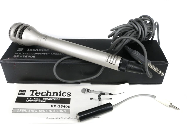 TECHNICS ELECTRET CONDENSER microphone RP-3540E * Fotofachhändler * EUR ...