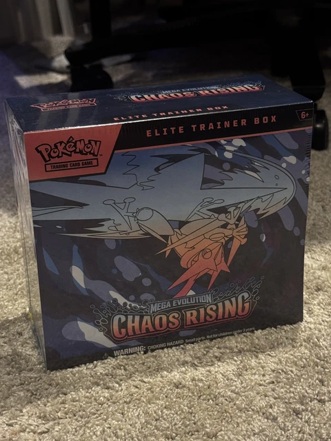 POKÉMON TCG: MEGA Evolution Chaos Rising Elite Trainer Box (ETB) – New ...