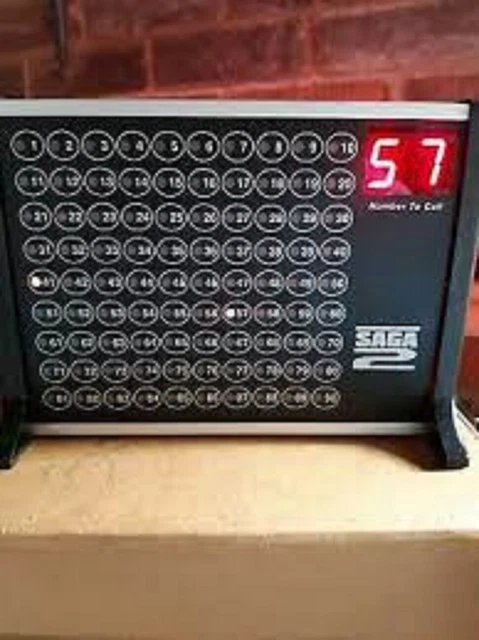 SAGA 2 PROFESSIONAL Electronic Bingo Machine Ideal For Pub/Club/Oap Etc ...