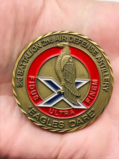 EAGLES DARE AIR Defense Artillery United States Army Challenge Coin $25 ...