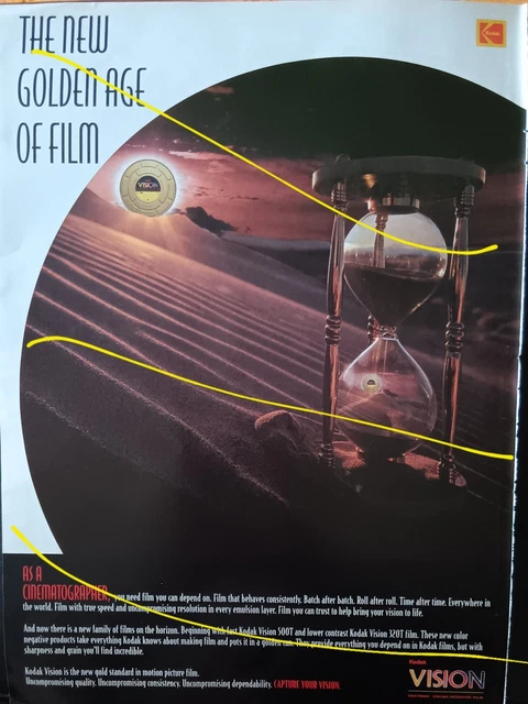 2 X LARGE adverts - Reboot, Beast Wars Transformers + Kodak Vision $31. ...