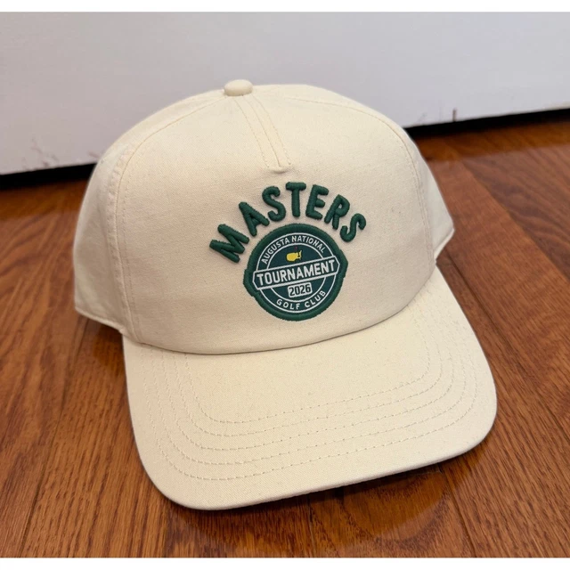 NEW MASTERS AUGUSTA National Golf Club 2026 Hat American Needle Ivory ...