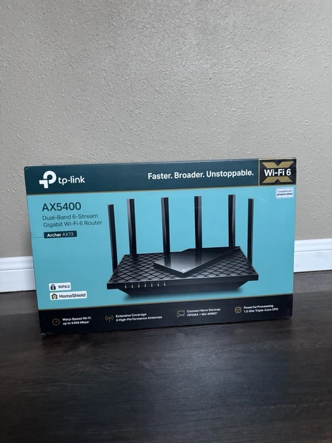 TP-LINK AX5400 DUAL-BAND Gigabit Wi-Fi 6 Router (Archer AX73) $80.00 ...