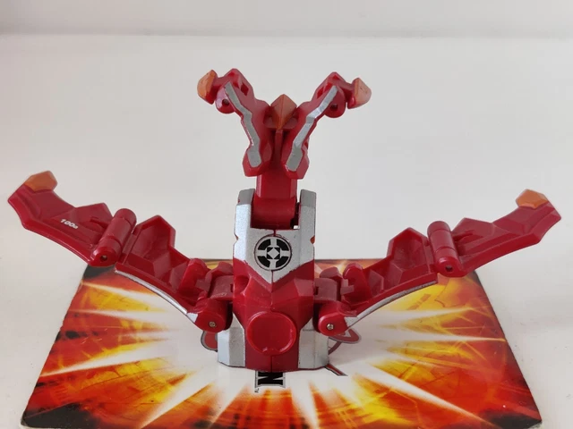 BAKUGAN BATTLE BRAWLERS Gundalian Red Pyrus Battle Nukix Gear 100G Free ...