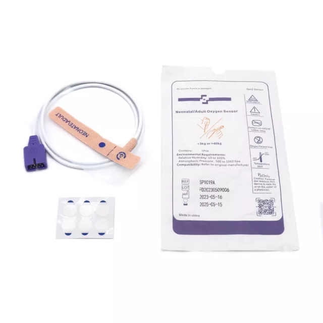 NELLCOR OXIMAX NEONATE/ADULT Disposable Spo2 Sensor +White PET double ...