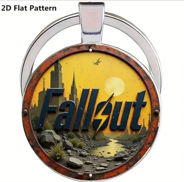 FALLOUT SHELTER METAL Keyring - Fallout New Vegas TV Show Game Games £7 ...
