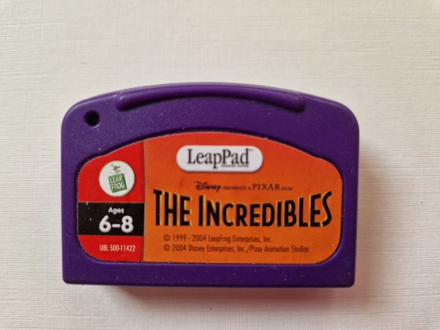 LEAPFROG LEAPPAD LEAP Pad Learning - The Incredibles Ages 6-8 2004 ...