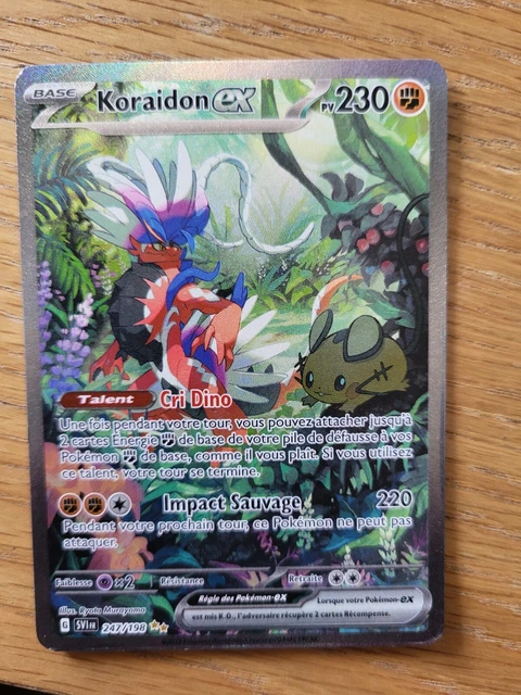 CARTE POKÉMON KORAIDON EX 247/198 Écarlate et Violet - FR EUR 50,00 - PicClick FR