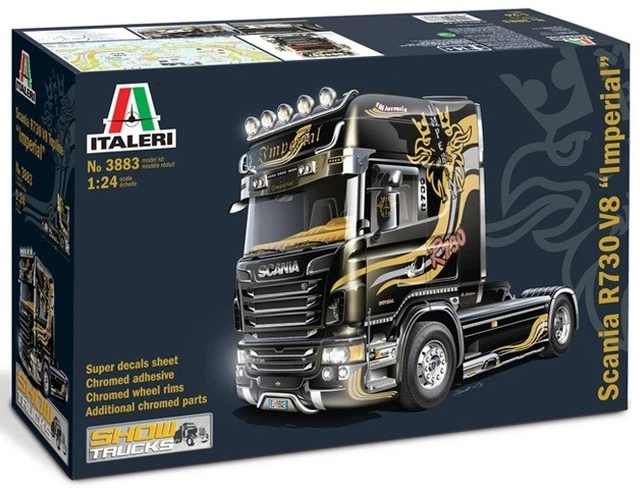 ITALERI, SCANIA R730 V8 Topline Imperial 4x2 Show Trucks modello da ...