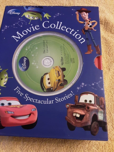 DISNEY PIXAR TOY Story Cars Movie Collection 5 Book Set and Read-Along ...