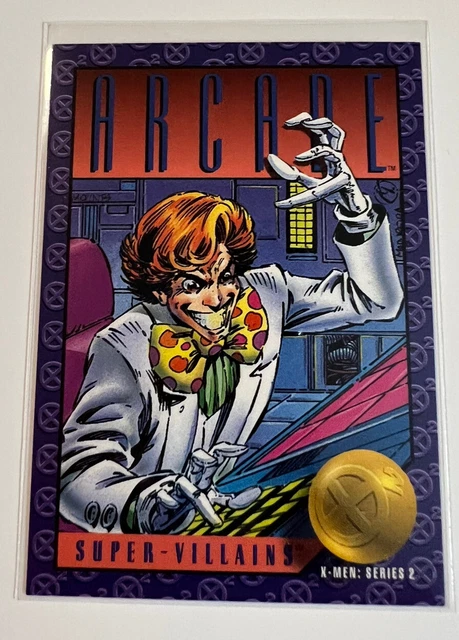 TRADING CARDS MARVEL Arcade Super Villain #55 X-Men Series 2 1993 EUR 5 ...