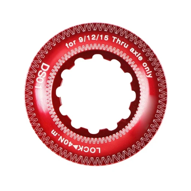 QUICKLY INSTALL BICYCLES Disc Brake Lockring Aluminum Alloys Bike Disc ...