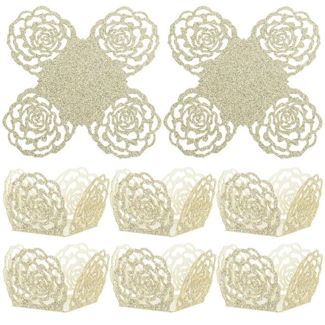 50 PCS DESSERT Cups Chocolate Paper Candy Party Cupcake Wrappers $25.06 ...