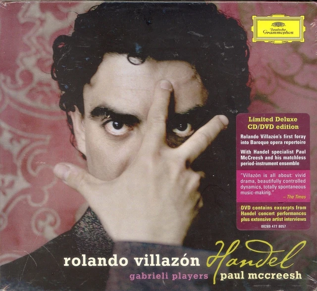 ROLANDO VILLAZON HANDEL CD DVD NEW Gabrieli Players McCreesh $27.95 ...