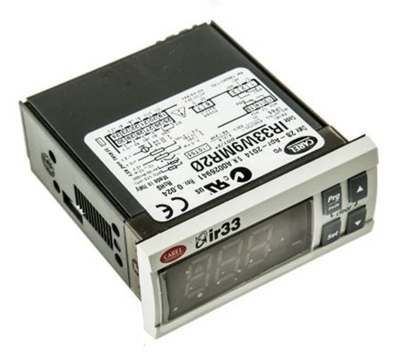 CAREL IR33 PANEL Mount PID Temperature Controller, 76.2 x 34.2mm, 2 ...