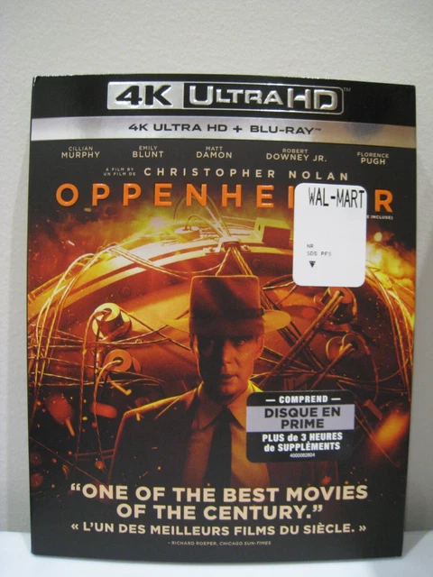 OPPENHEIMER (4K ULTRA HD slip cover only)No Disc No Blu Ray $6.98 ...