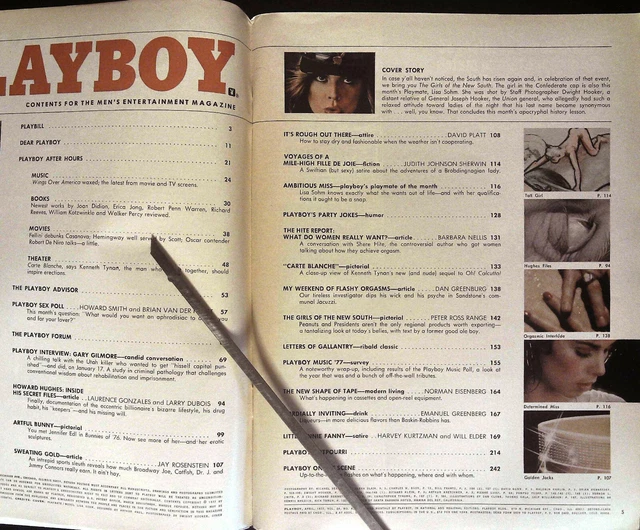 Playboy Us April 1977 Lisa Sohm Jennifer Edl Gary Gilmore Top Eur 0451