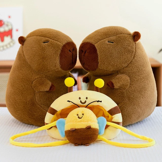 CAPYBARA ANIMAL PLUSH Toy Cushion With Bee Bapa For Kids Gift $22.00 ...