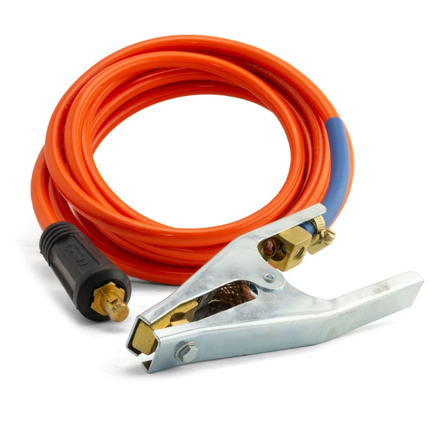 500A EARTH CLAMP and Lead - 5 Meter - 35-50 Large Plug - MIG -TIG - ARC ...