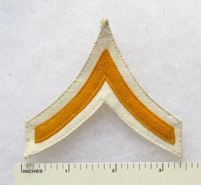 SINGLE PRE WW1 Vintage US ARMY CAVALRY LANCE CORPORAL PATCH STRIPE ...