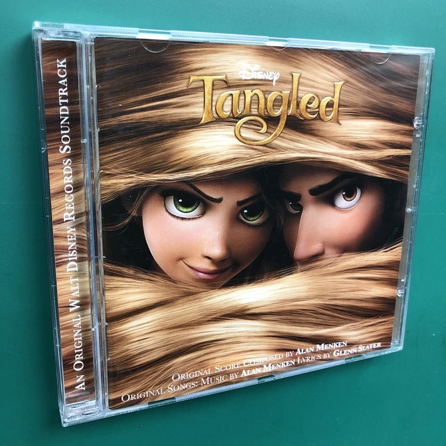 TANGLED DISNEY ANIMATION Soundtrack CD Alan Menken Mandy Moore Donna ...