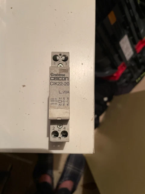 CRABTREE 'CEICON' CIK22-20 2 pole contactor - 2 x NO £5.00 - PicClick UK
