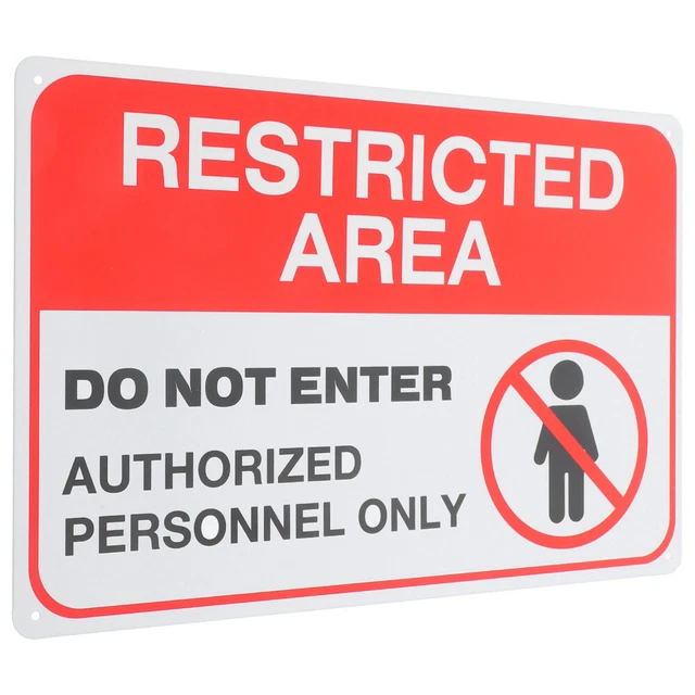 DO NOT ENTER Warning Sign Safety Caution Sign Restricted Sign No ...
