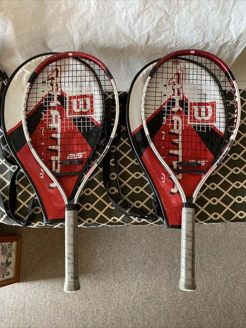 WILSON TI TITANIUM Rak Attak 25 Tennis Rackets Lot Of Two (2) With ...