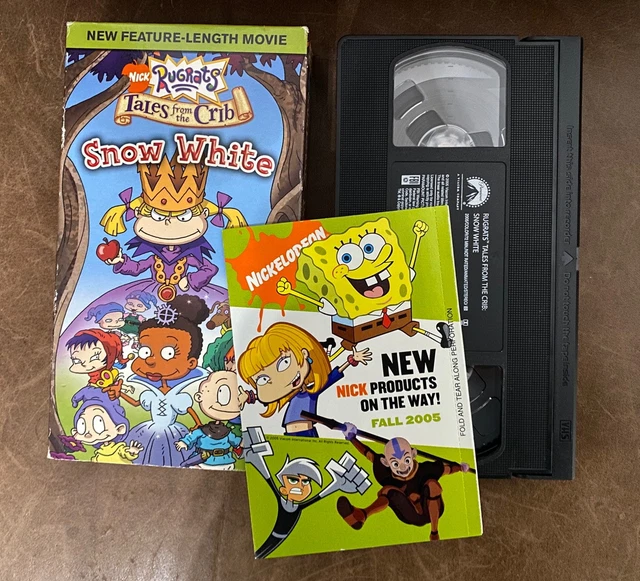 RUGRATS SNOW WHITE Tales From The Crib VHS 2005 Video Tape Rare HTF ...