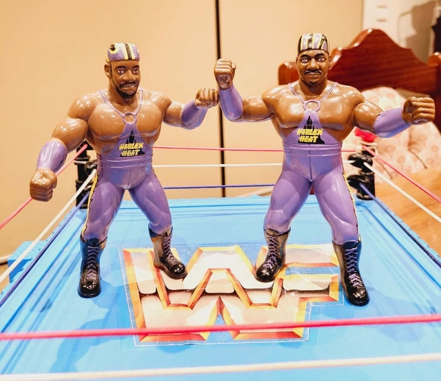 RARE WCW OSFTM Purple Harlem Heat Booker T WWF LJN Action Figures - WWE ...