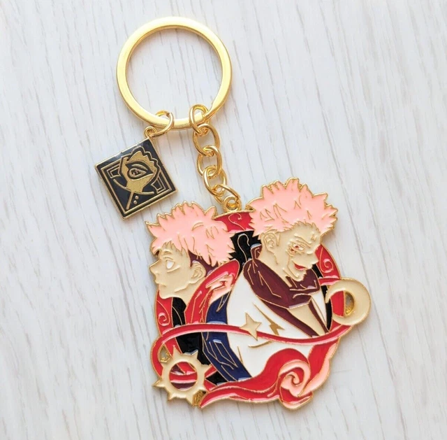 JUJUTSU KAISEN KEYCHAIN Yuji Itadori Ryomen Sukuna metal Shueisha ...