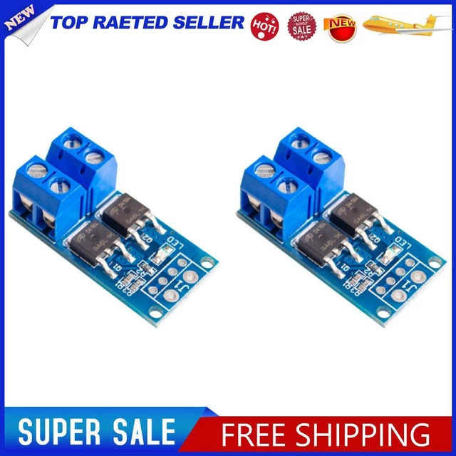DC MOTOR SPEED Controller Module 15A Max 30A 0-20KHz for Lamp ...