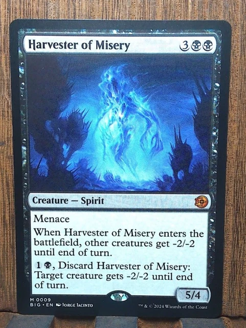 MTG HARVESTER OF Misery Outlaws of Thunder Junction Grande punteggio ...