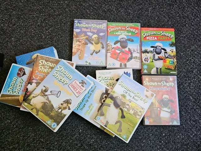 OFFICIAL SHAUN THE Sheep Animation DVD Bundle/Collection/Job Lot x10 ...