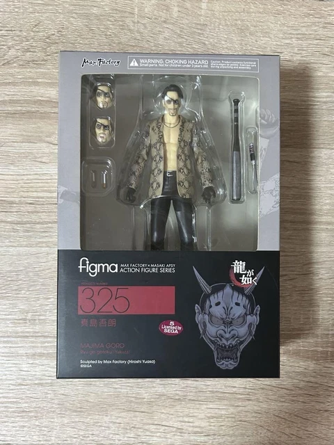 MAX FACTORY FIGMA Ryu ga Gotoku Goro Majima Action Figure #325 Yakuza £ ...
