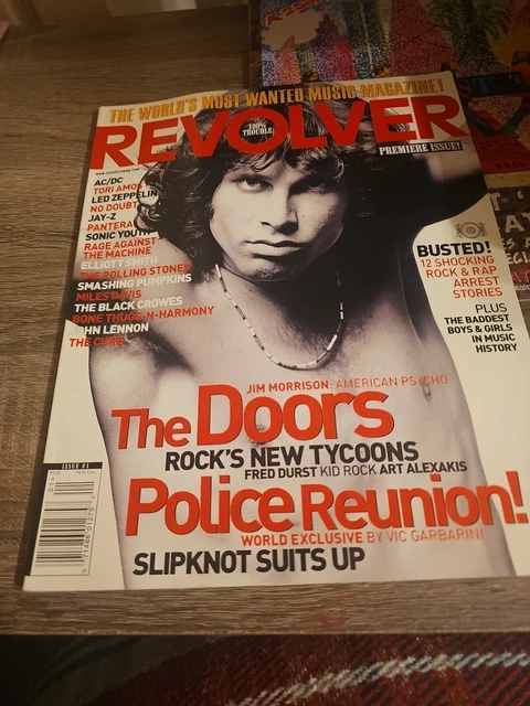REVOLVER MAGAZINE PREMIERE Issue #1 - Jim Morrison Cover - Cd Included ...