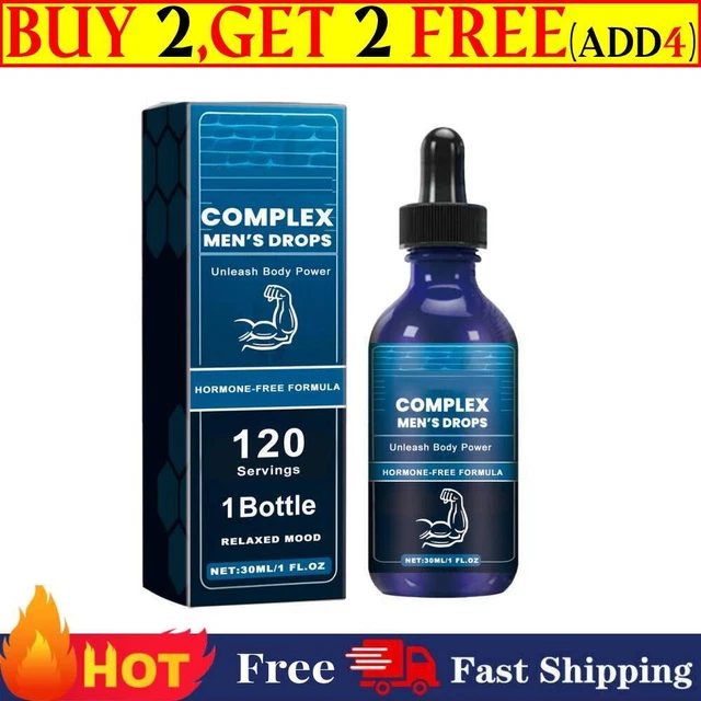 COMPLEX MEN'S DROPS Secret Drops for Strong Men, Men’s Drops Gift 30ml ...
