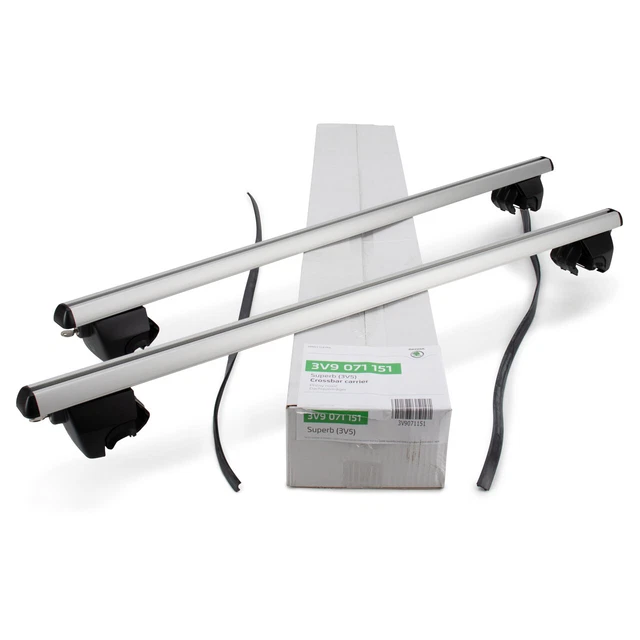 ORIGINAL SKODA DACHTRÄGER Relingträger Grundträger ALU SUPERB 3 KOMBI 3V9071151 EUR 225,90 ...