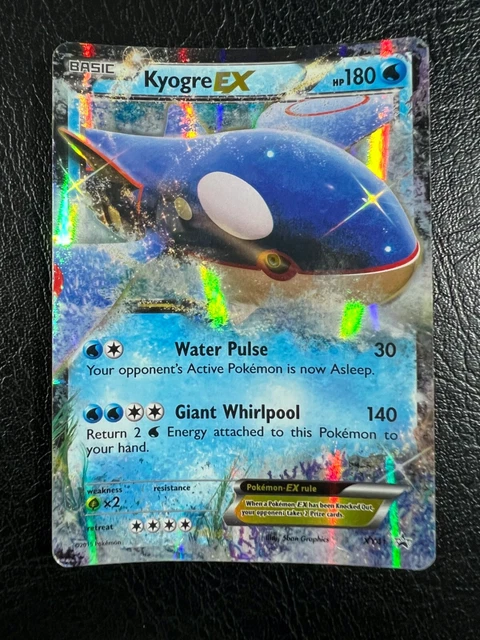 POKEMON CARD XY Promos Kyogre EX Rare Holo Vintage Pokemon Card £4.99 ...