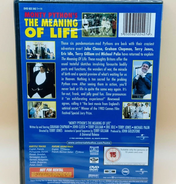 MONTY PYTHONS THE Meaning Of Life DVD (New and Sealed) £4.99 - PicClick UK