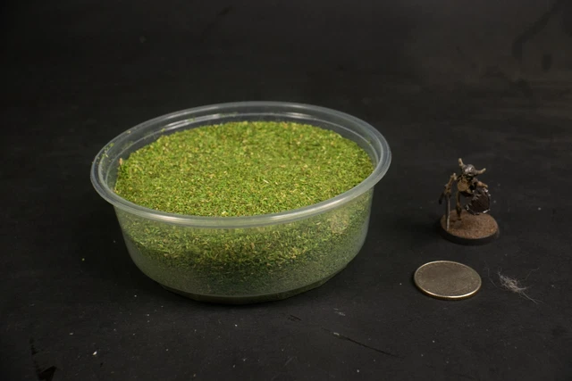 GREEN GRASS CUSTOM Scenic Ballast Turf Terrain Scenery Tabletop Games ...