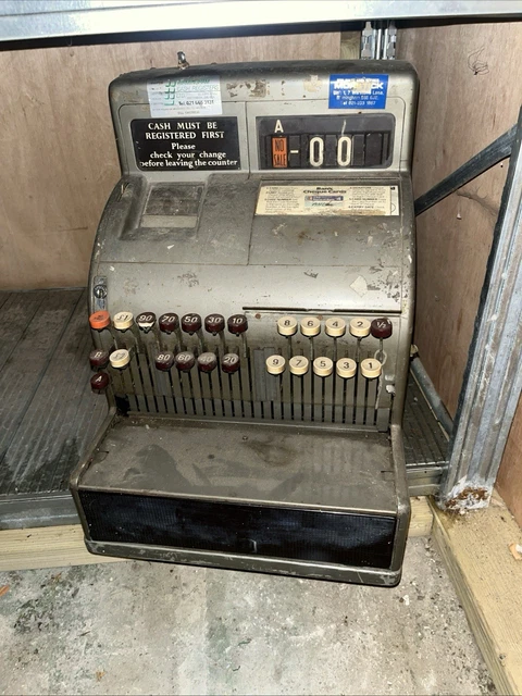 ANTIQUE NATIONAL CASH Register / Till £156.68 - PicClick UK