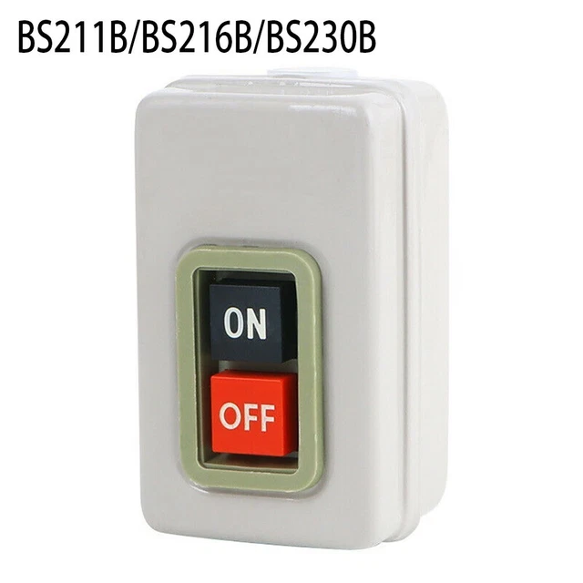 STOP PUSH BUTTON Switch On/Off BS211 BS216 BS230 For Power Tool 500V 7 ...