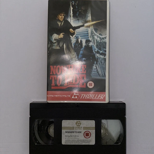 NOWHERE TO HIDE Vhs Big Box Ex Rental Guild Home Video #B3 £19.99 ...