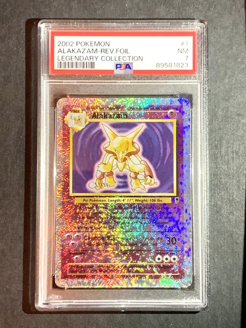 ALAKAZAM #1 COLLECTION Légendaire Reverse Holo Psa 7 EUR 57,38 ...