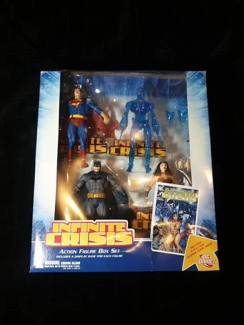 DC DIRECT SUPERMAN Batman Wonder Woman Infinite Crisis Action Figure ...