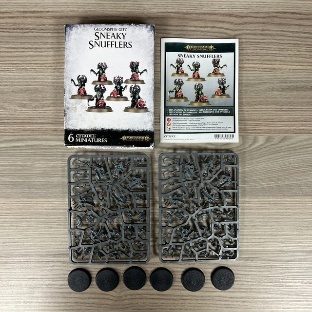 SNEAKY SNUFFLERS WARHAMMER Age Of Sigmar Gloomspite Gitz Night Goblins ...