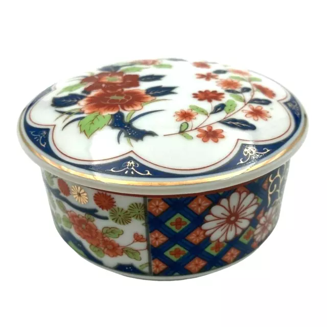 Vintage Imari Ware Japan Porcelain 375 Round Candy Dish Trinket Box With Lid £1606 Picclick Uk