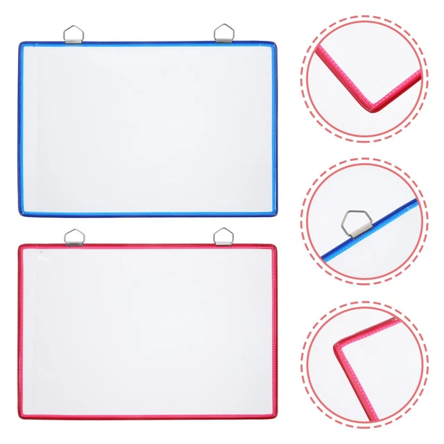 2 PCS CLEAR Document Envelope Display Folder Plastic Paper Holder $26. ...